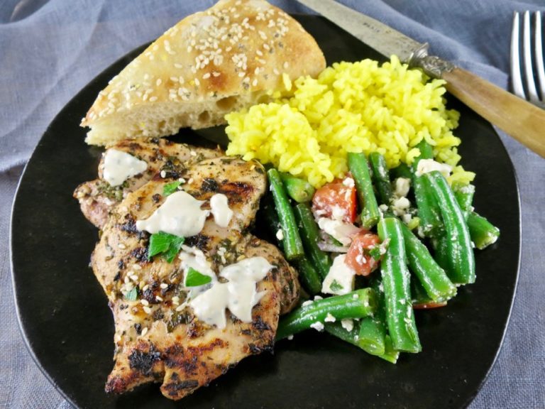 Middle Eastern Herb & Garlic Chicken - My Lilikoi Kitchen