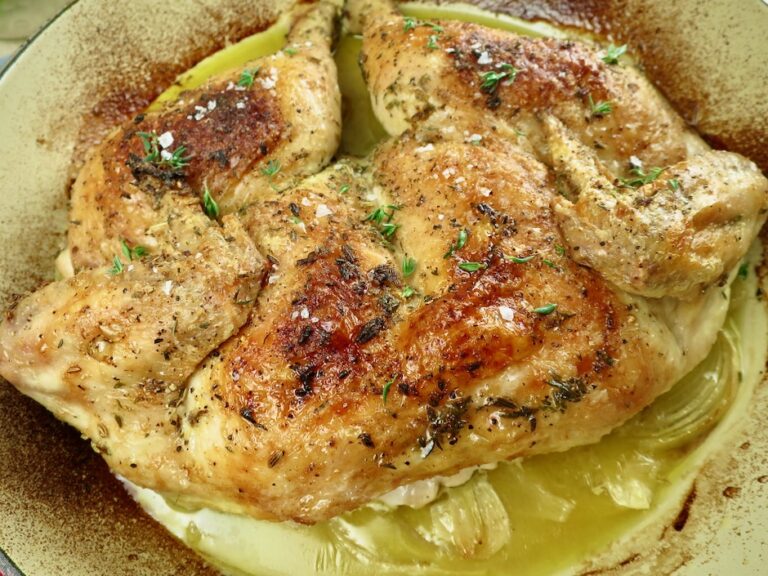 Ina Garten's Skillet-Roasted Lemon Chicken - My Lilikoi Kitchen