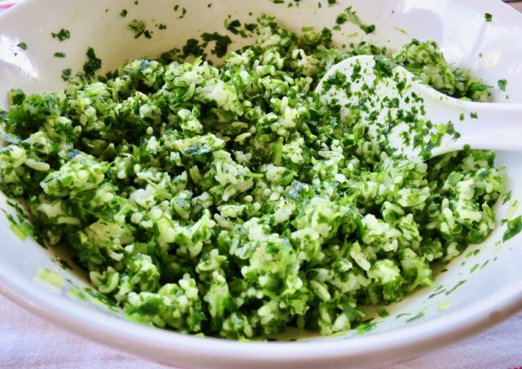 Green Rice & Jammy Eggs - My Lilikoi Kitchen