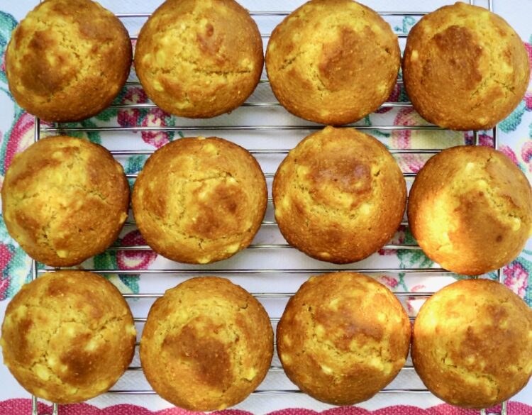 Fresh Corn Muffins - My Lilikoi Kitchen